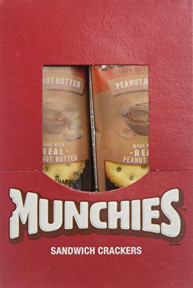 Munchies Peanut Butter Toast Crackers, 1.42oz Bags (96 Pack) - Walmart.com