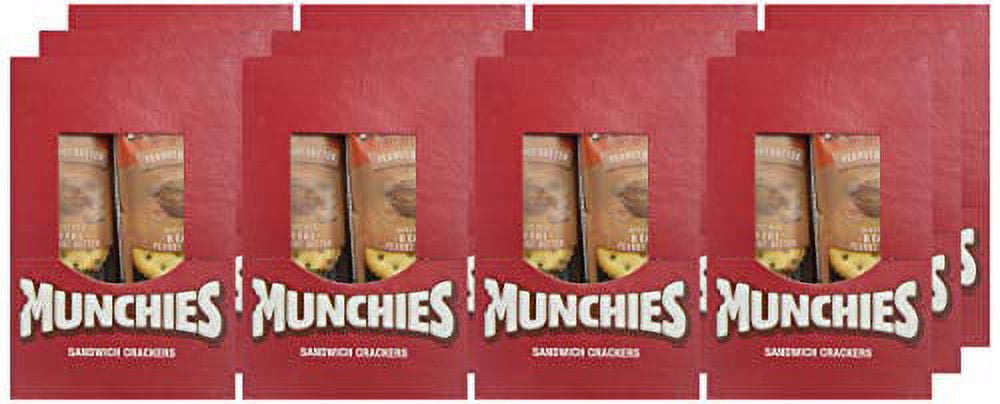 Munchies P. Butter Toast Crackers, 1.42oz Bags (96 Pack) - Walmart.com