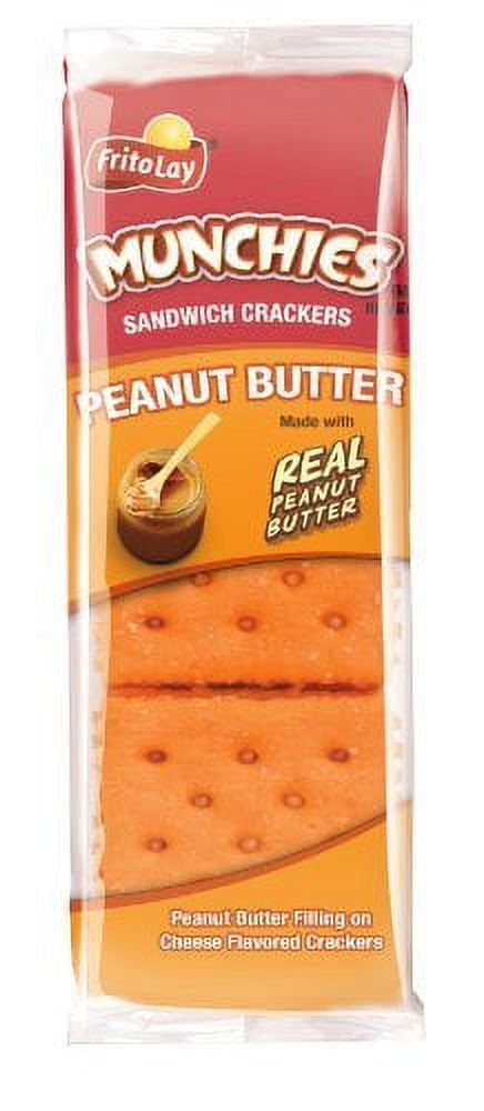 Munchies Peanut Butter on Cheese Crackers, Individually Packaged Snack ...