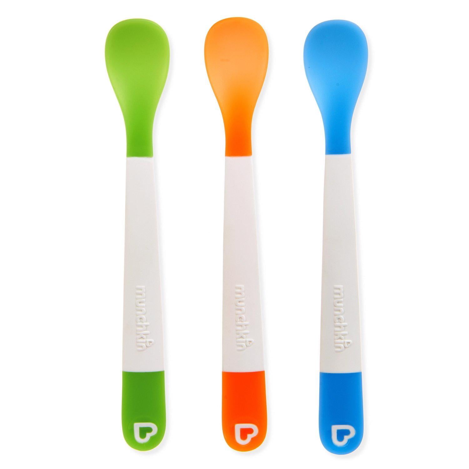 Munchkin 15806: Lift Infant Spoons - 3Pk (Assorted) - Walmart.com