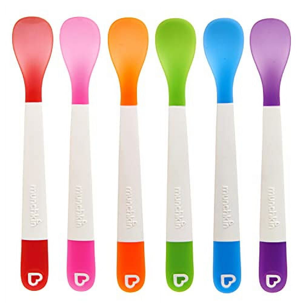 Munchkin 6 Piece Lift Infant Spoons Multicolored - Walmart.com