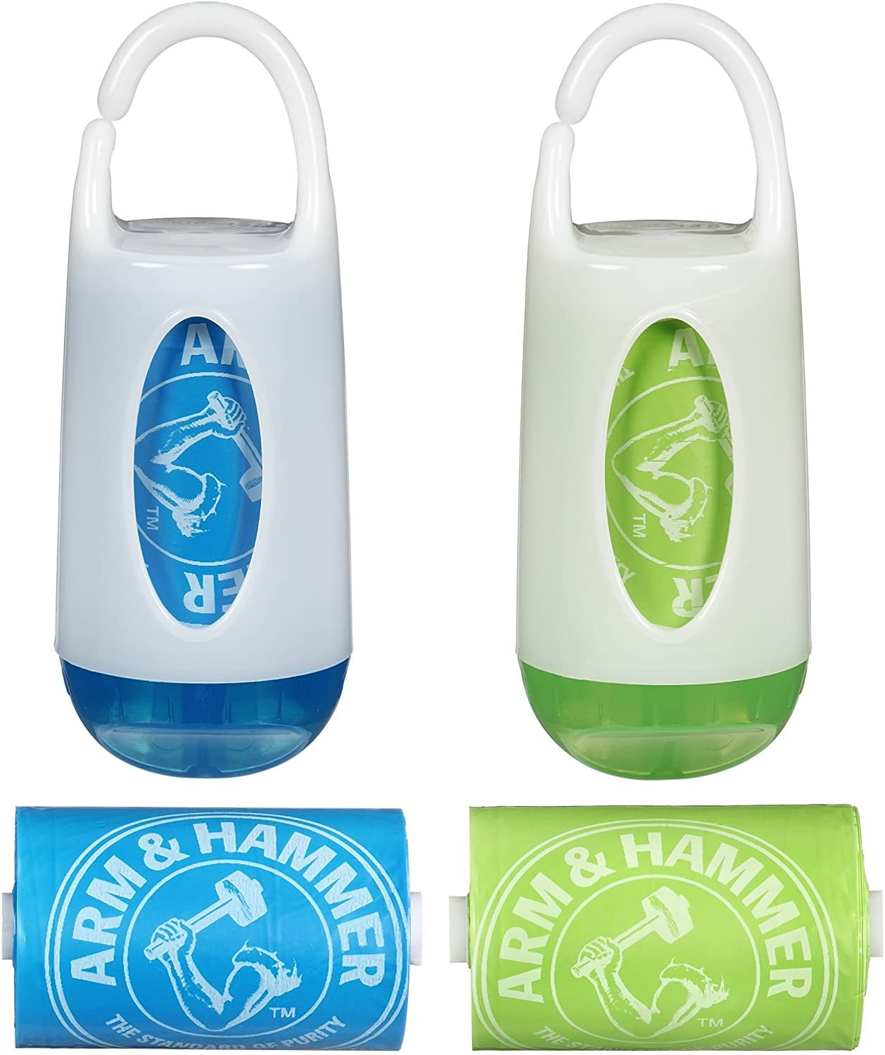 Munchkin Arm & Hammer Diaper Bag Dispenser and Bags, 2-Count, Odor ...