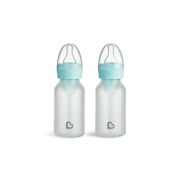 Munchkin Bond™ Silicone Coated Glass Baby Bottles - Anti-Colic Feeding ...