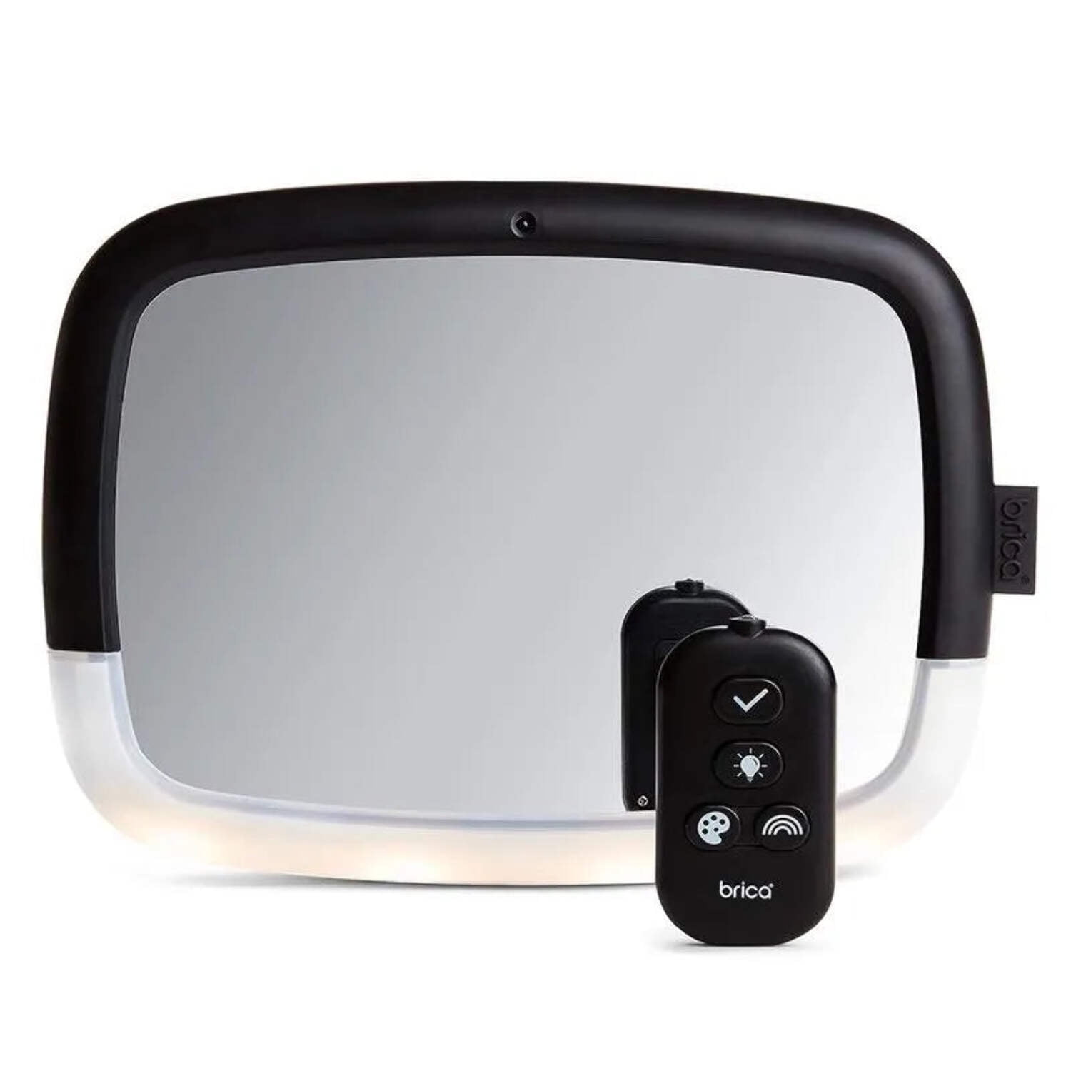 Munchkin Brica Night Light Pivot Baby In-Sight Car Mirror, Black ...