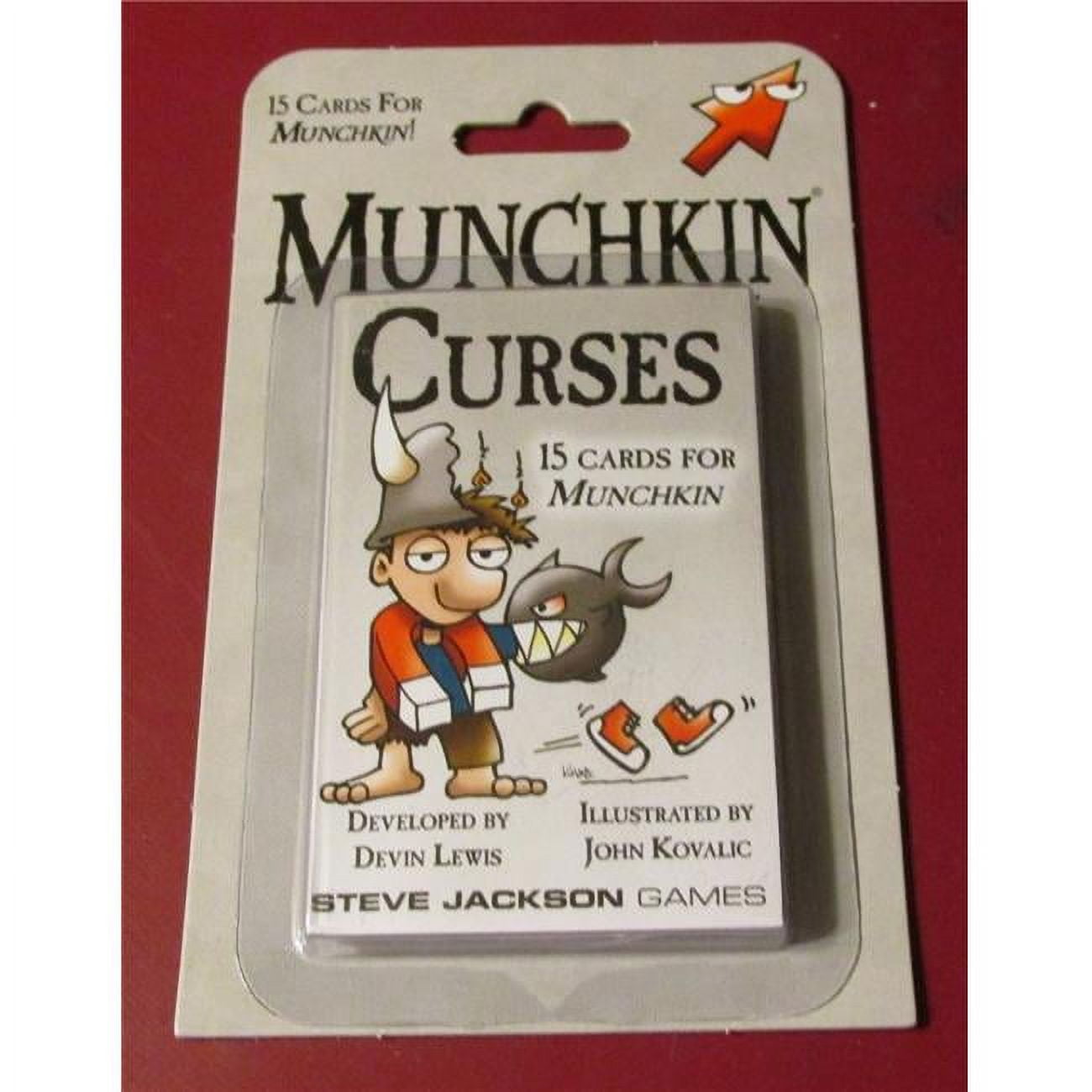 Munchkin SJG4255 Curses 15 Expansion Cards Card Game - Walmart.com