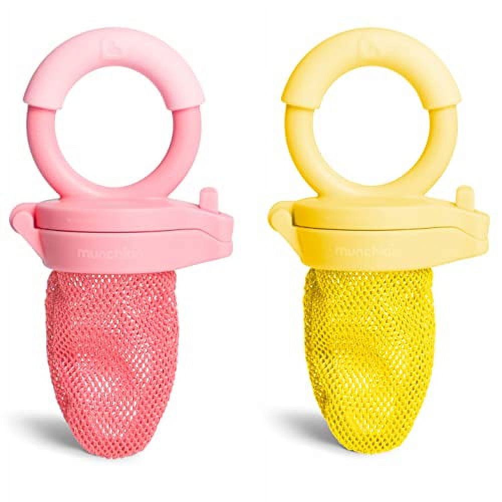 MunchkinA Fresh Food Feeder 2 Pack Coral Yellow Walmart