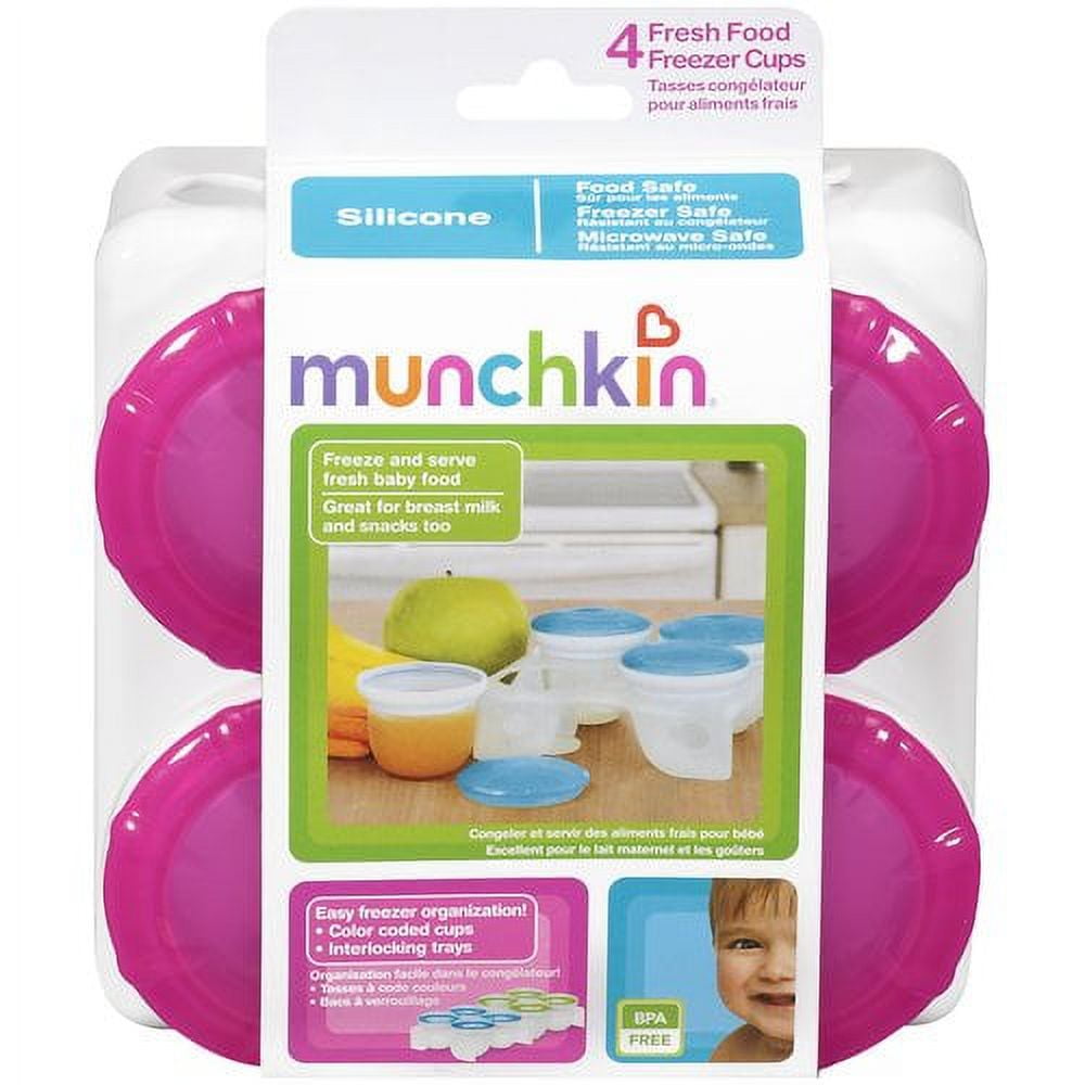 Munchkin Fresh Food Freezer Cups, 4ct - Walmart.com