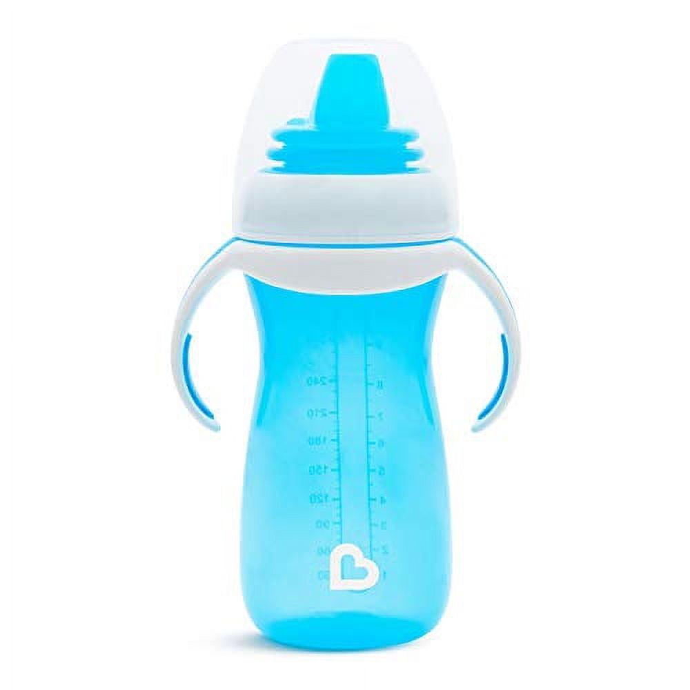 Munchkin Gentle Transition Sippy Cup with Trainer Handles, 10 oz, Blue ...