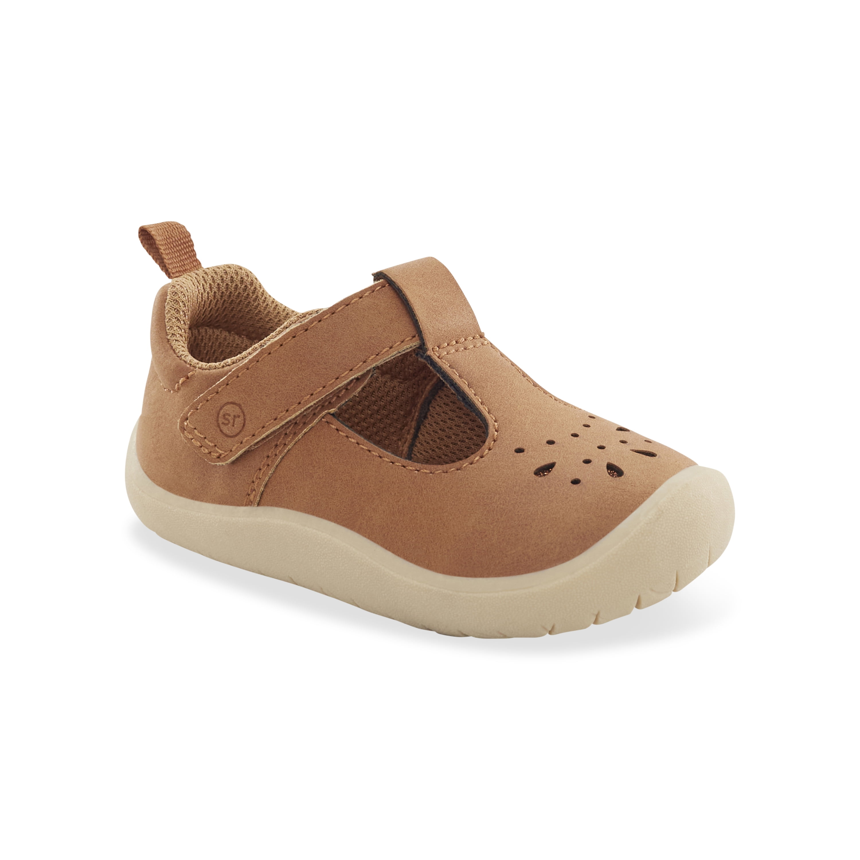 Stride Rite Infant Girl Peyson T-Strap Walking Shoe - Comfort, Support, Traction - Walmart.com