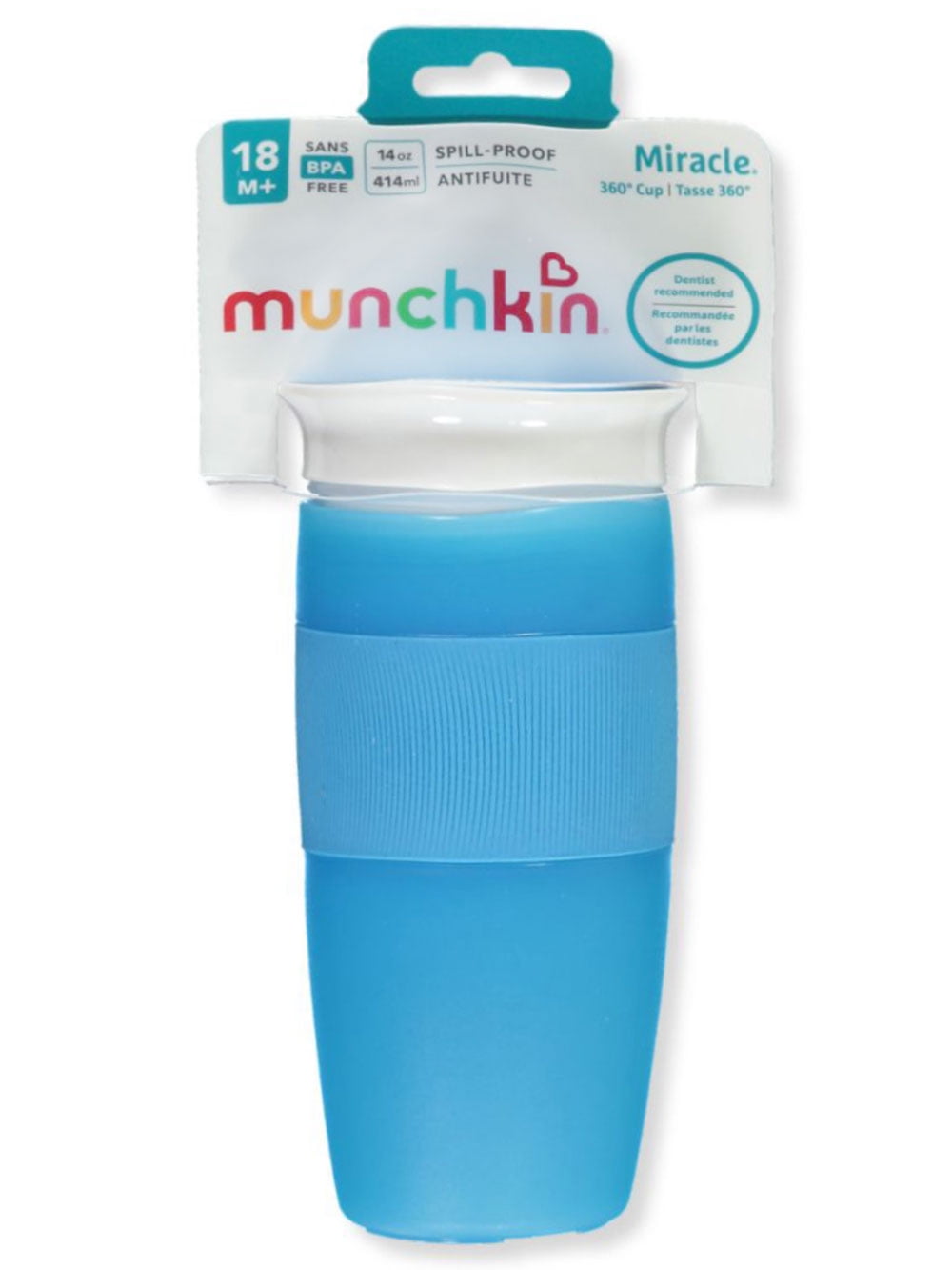 Munchkin MIracle 360 Degree Cup (14 oz.) Color: blue Size: one size ...