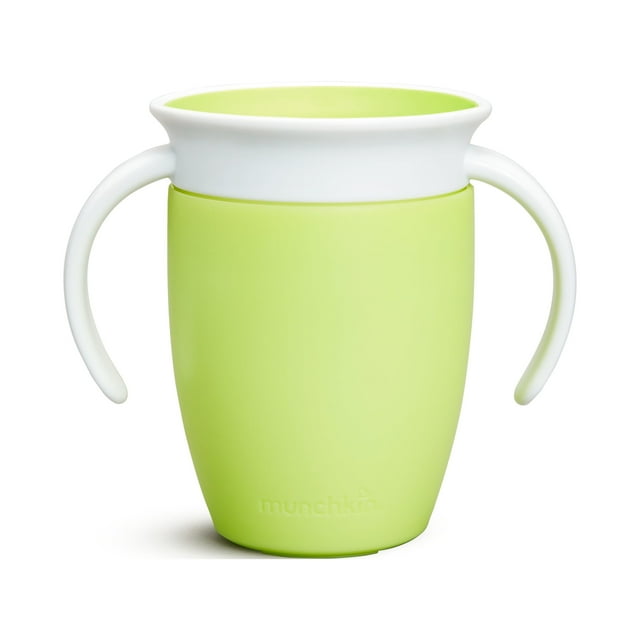 Munchkin® Miracle® 360° Spoutless Trainer Sippy Cup, 7 oz, Green ...