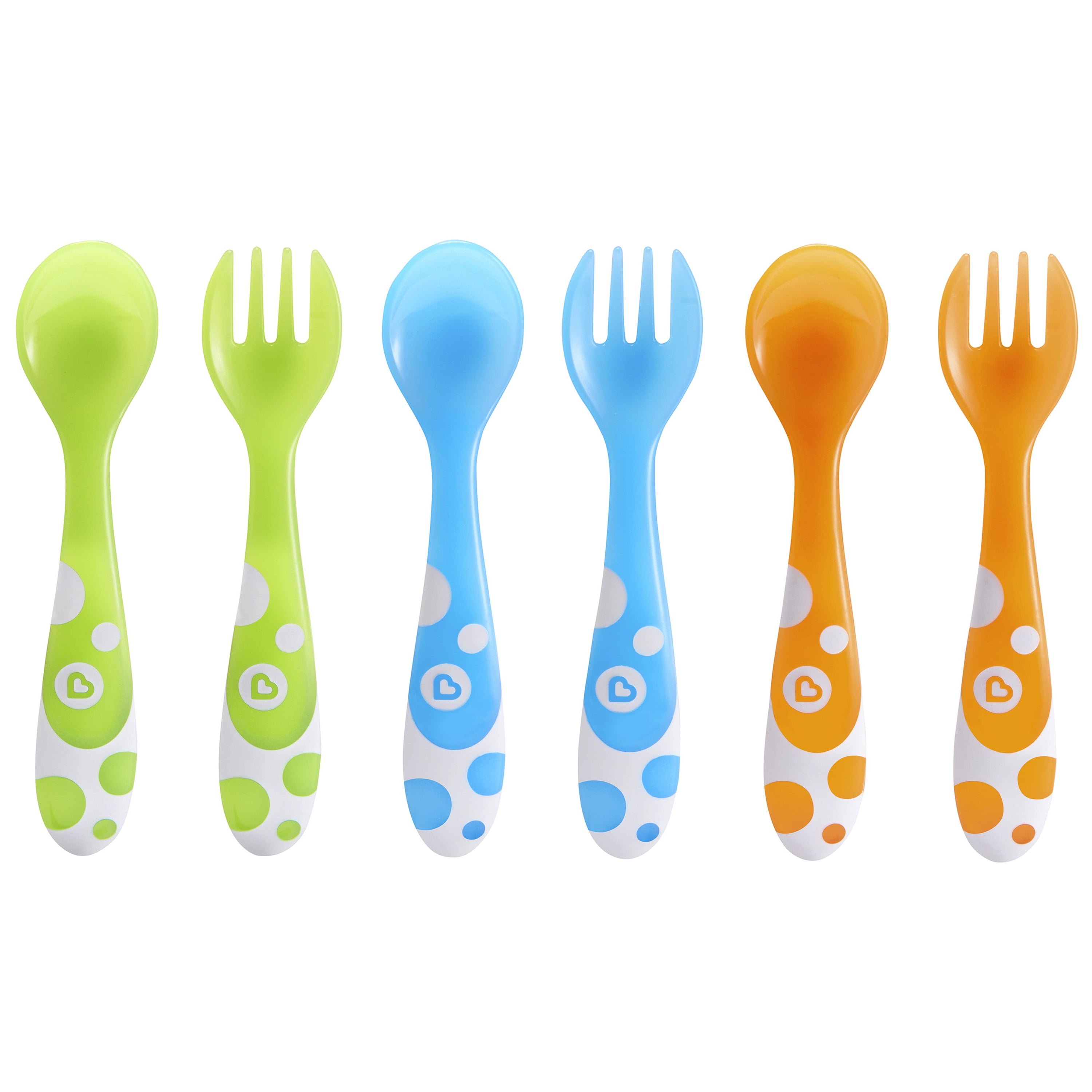Munchkin® Multi™ Toddler Forks and Spoons, Multi-color, Unisex, 6 Pack ...