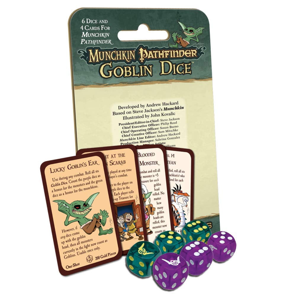 Munchkin Pathfinder Goblin Dice - Walmart.com