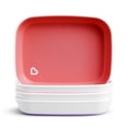 Munchkin® Splash™ 4 Piece Toddler Plates, Pink/Purple - Walmart.com