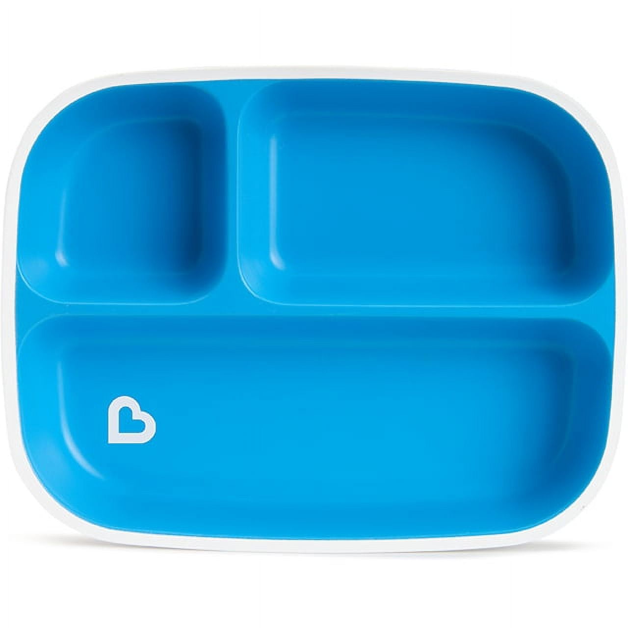 Munchkin Splash Divided Plate, Blue, 1 Pack - Walmart.com