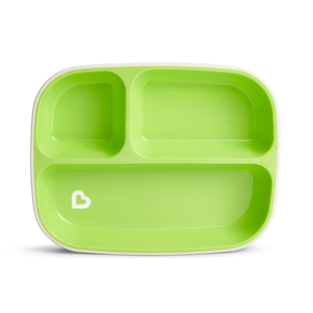 Munchkin® Splash™ Toddler Divided Plate, Green, Unisex - Walmart.com