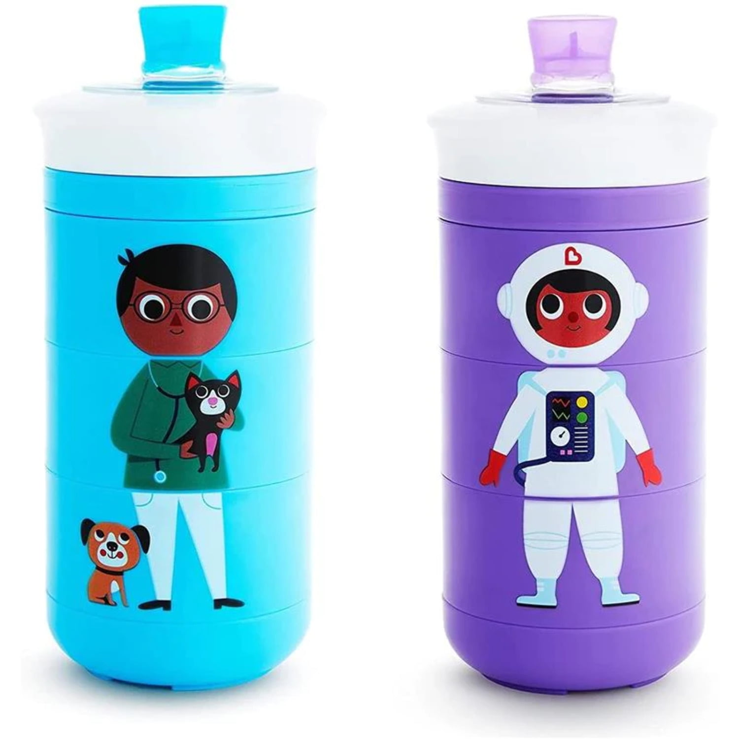 Munchkin® Twisty™ Mix & Match Animals Bite Proof Sippy Cup, 9 oz, Color ...