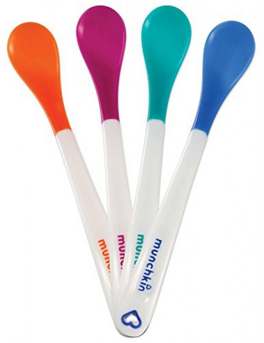 Munchkin White Hot Infant Safety Spoons - Assorted Colors - 12 Count ...
