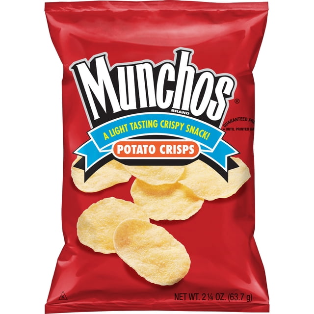 Munchos Original Potato Crisps Snack Chips, 2.25 oz Bag - Walmart.com
