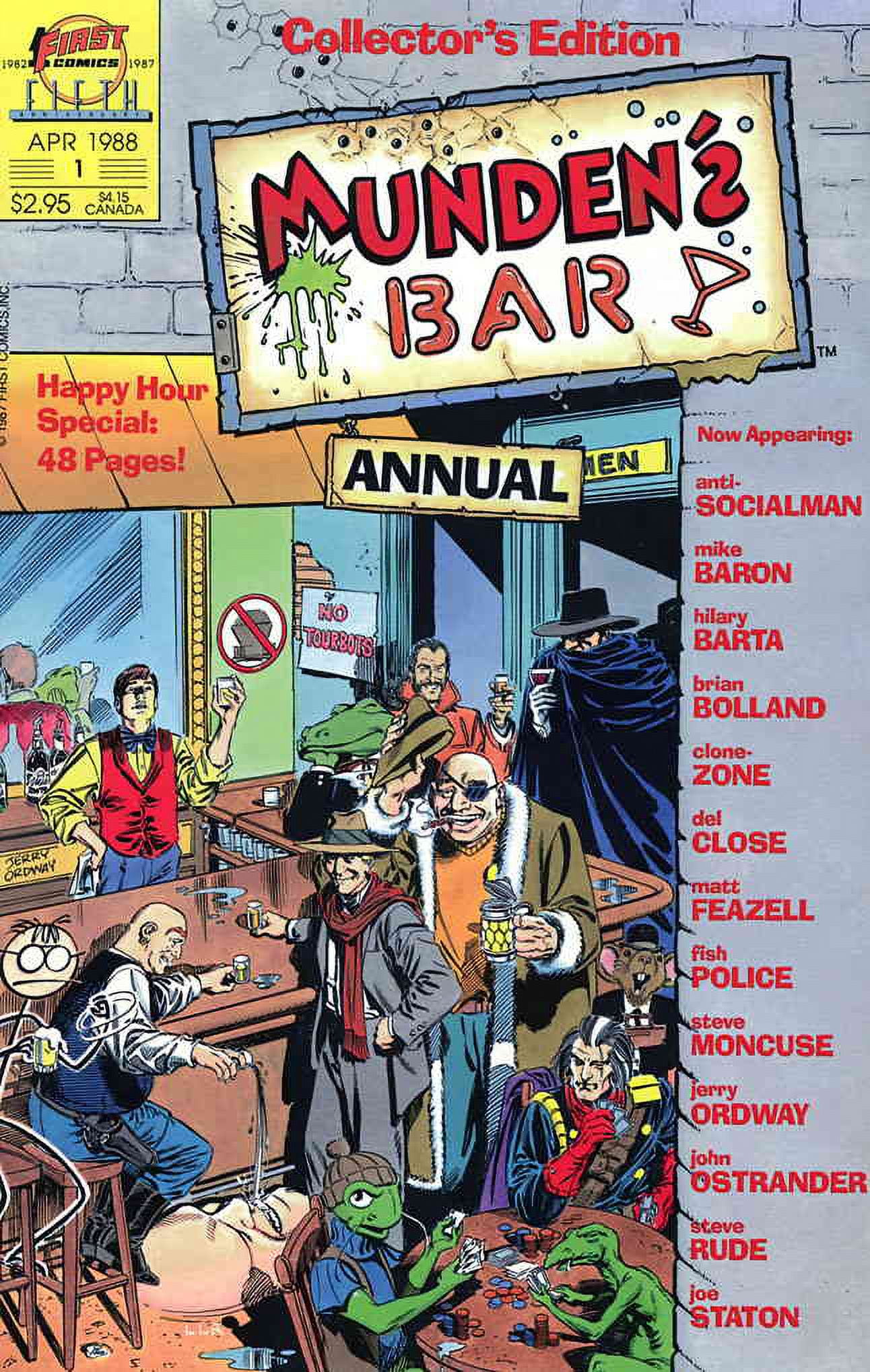 Munden's Bar Annual #1 VF ; First Comic Book - Walmart.com