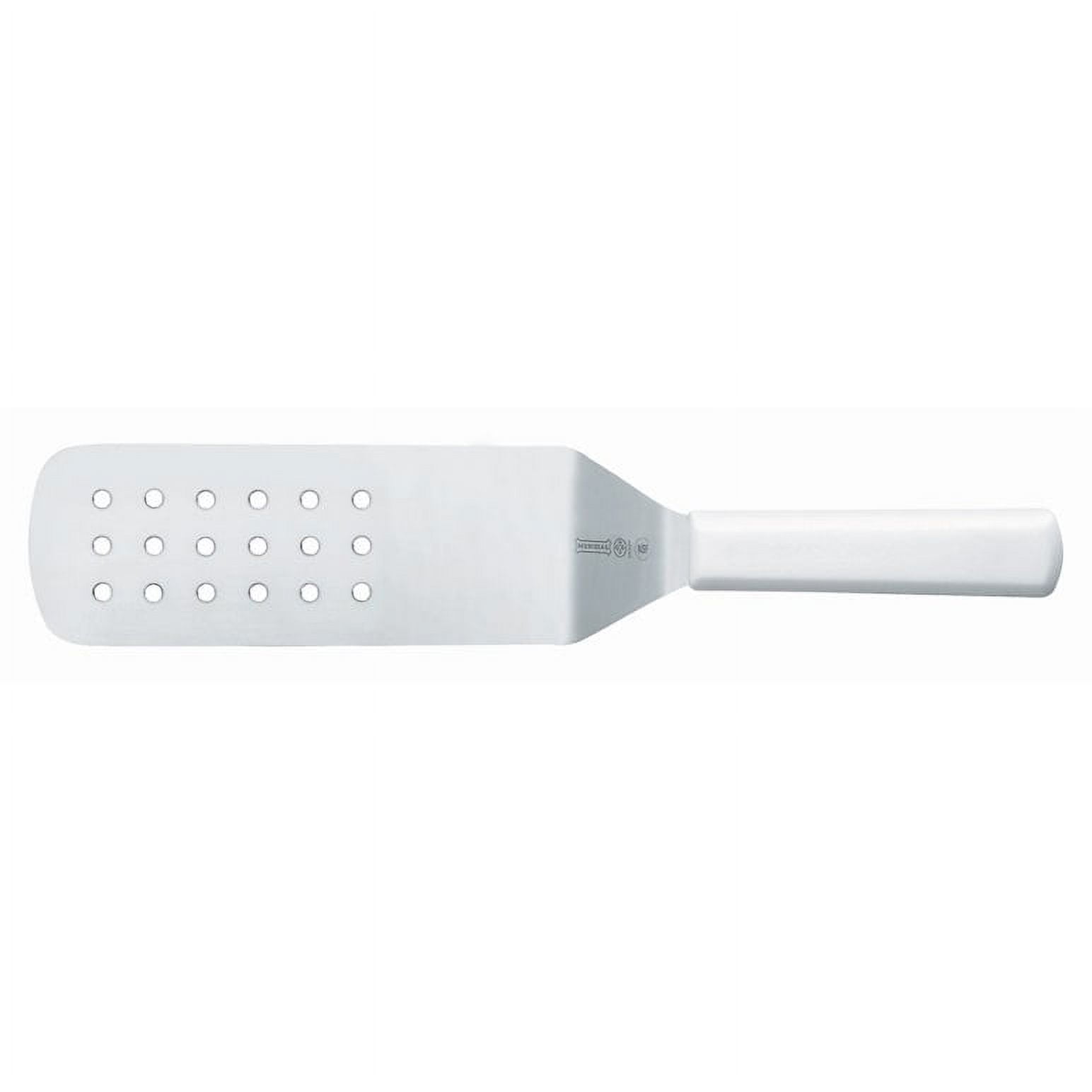Mundial W5681 White Handled 8 x 3" Perforated Turner" - Walmart.com