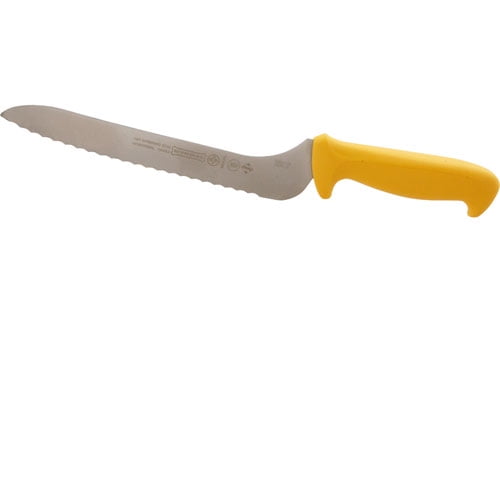 Mundial - Y5620-9E - 9 in Yellow Offset Serrated Sandwich Knife ...