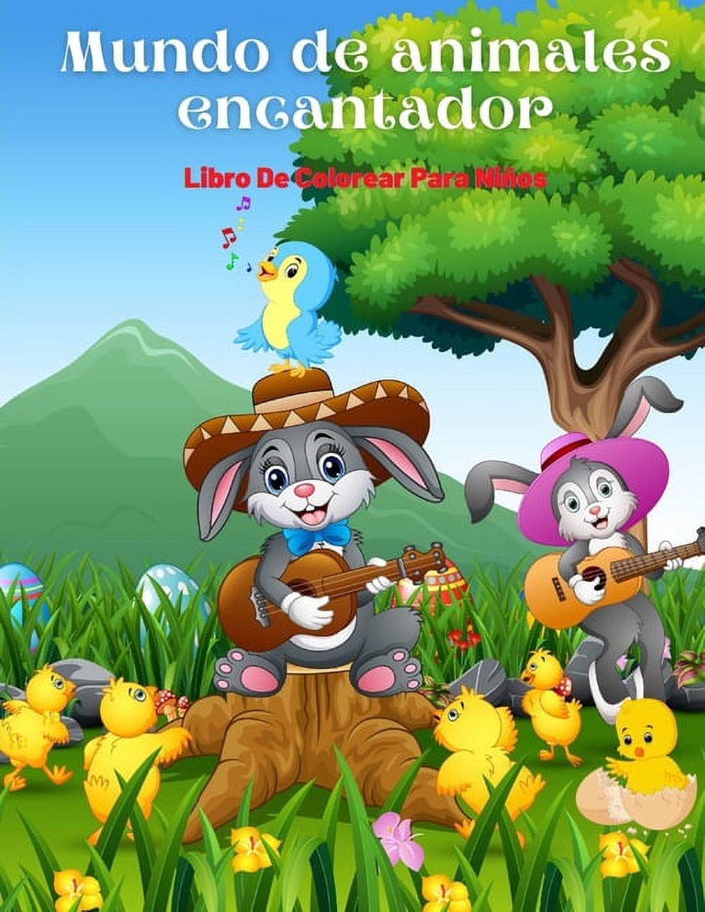 Mundo de animales encantador - Libro De Colorear Para Niños: Animales ...