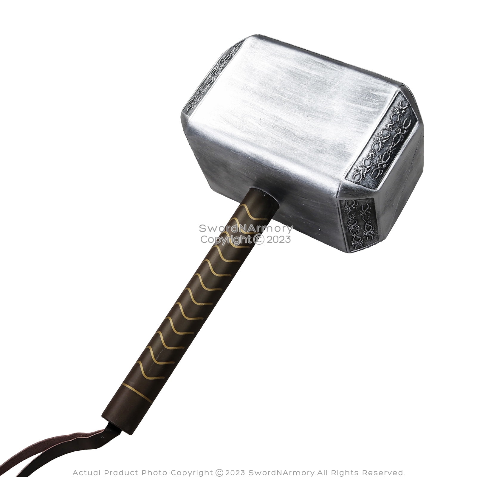 Munetoshi 16” Large Foam Mjolnir Hammer Thor Norse God Thunder Hero ...
