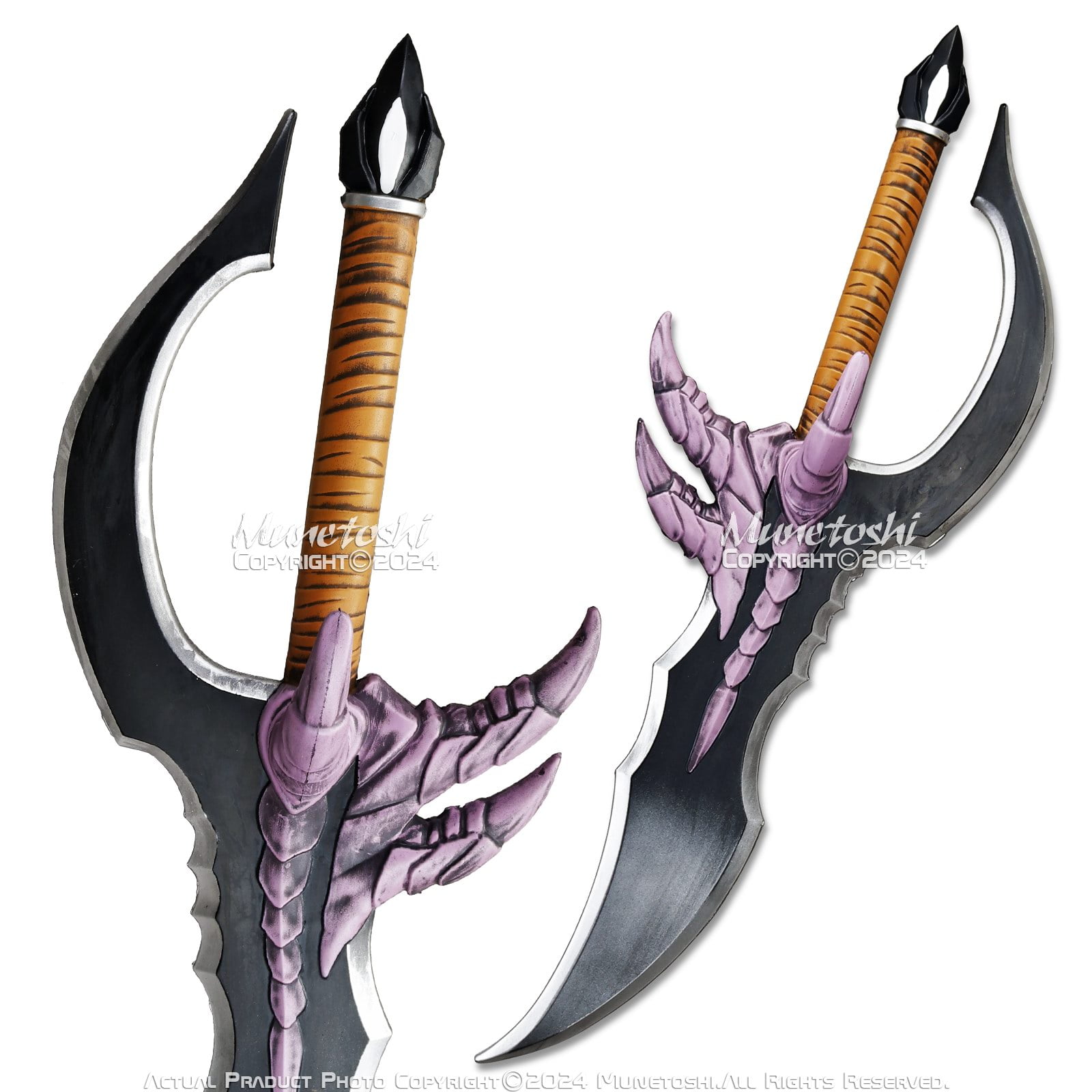 Munetoshi 26" Silver Kasaka Venom Fang Dagger Solo Foam Replica Anime ...