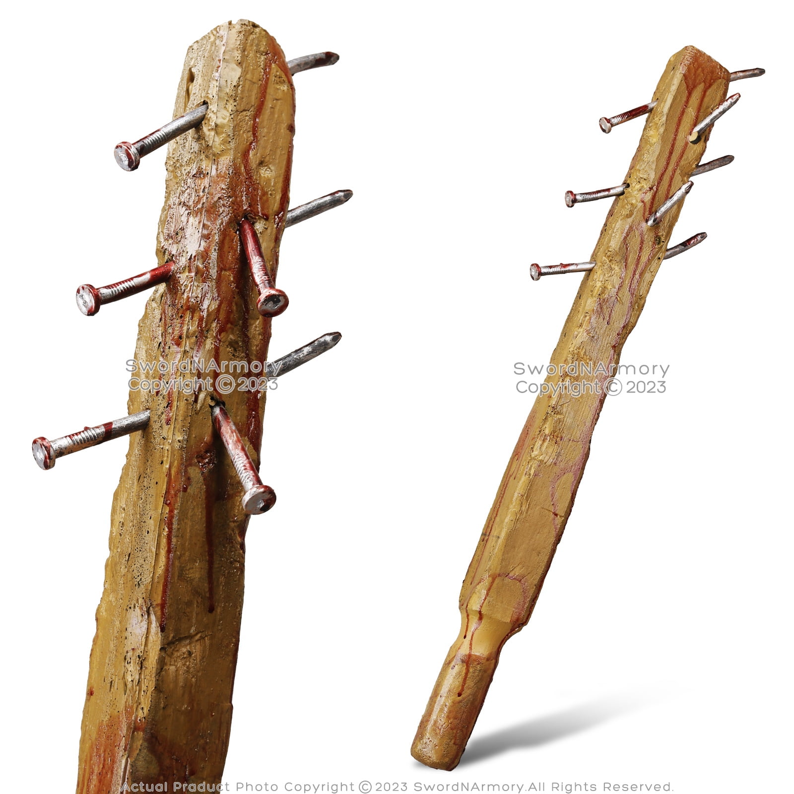 Munetoshi 30” Foam Spiked Nail Bat Paddle Delinquent Zombie Survival ...