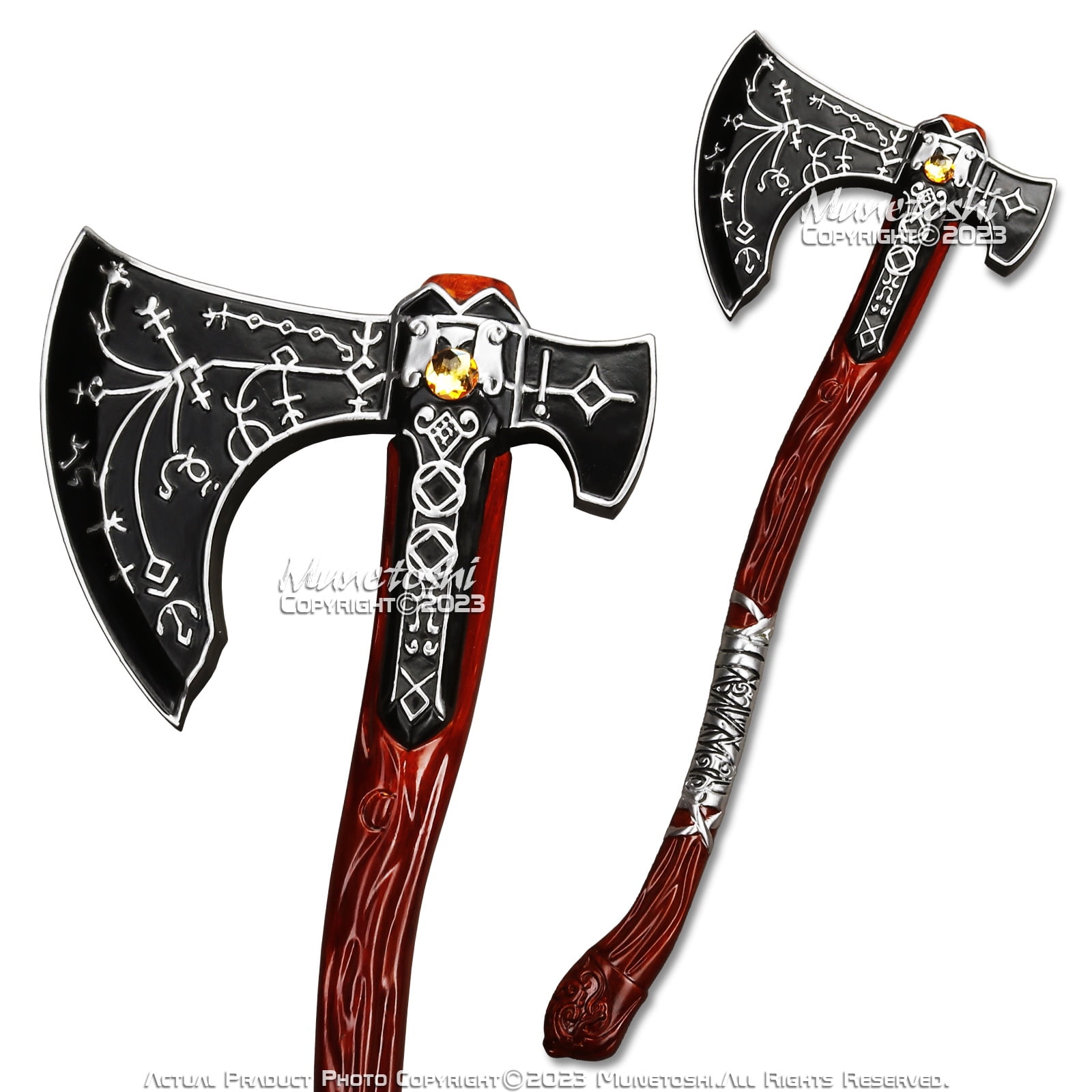 Munetoshi 32.5" Fiberglass Leviathan Axe Kratos War God Ragnarok ...