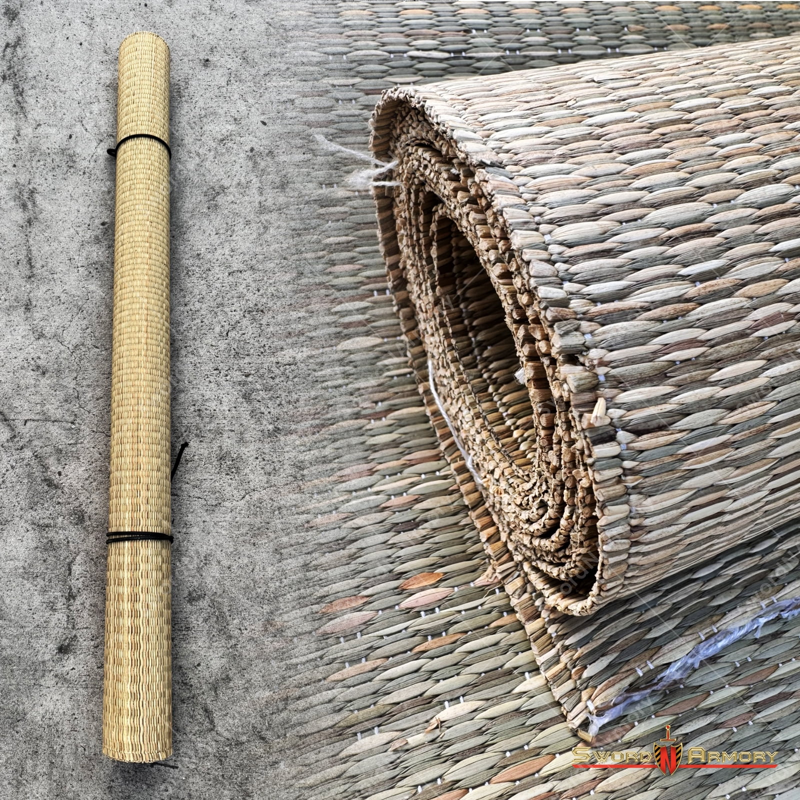 Munetoshi 5 Pcs True Tatami Omote Mats for Tameshigiri Sword Cutting ...