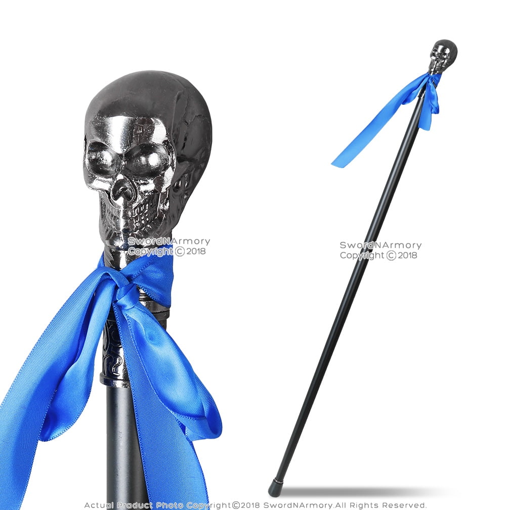 Munetoshi Black Butler Skull Head Gentleman Walking Stick Costume Cane ...