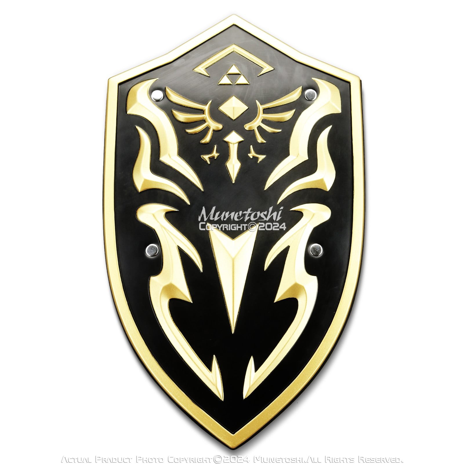 Munetoshi Black Gold Legend Royal Guard Shield Foam Replica Cosplay ...