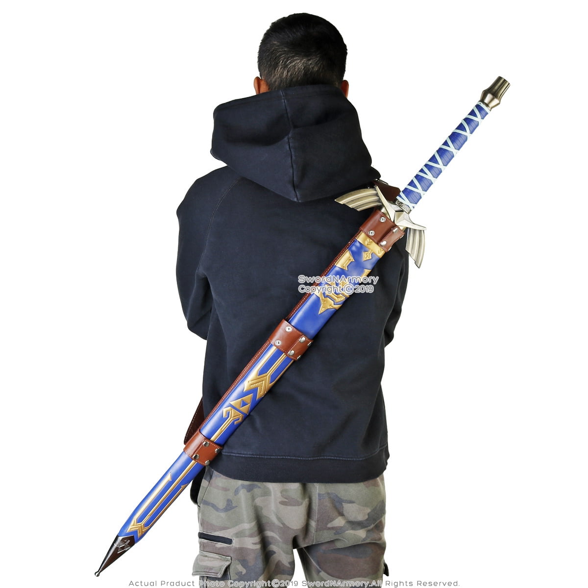 Munetoshi Medieval Baldric Huntsman Shoulder Strap Back Hanger Sword ...