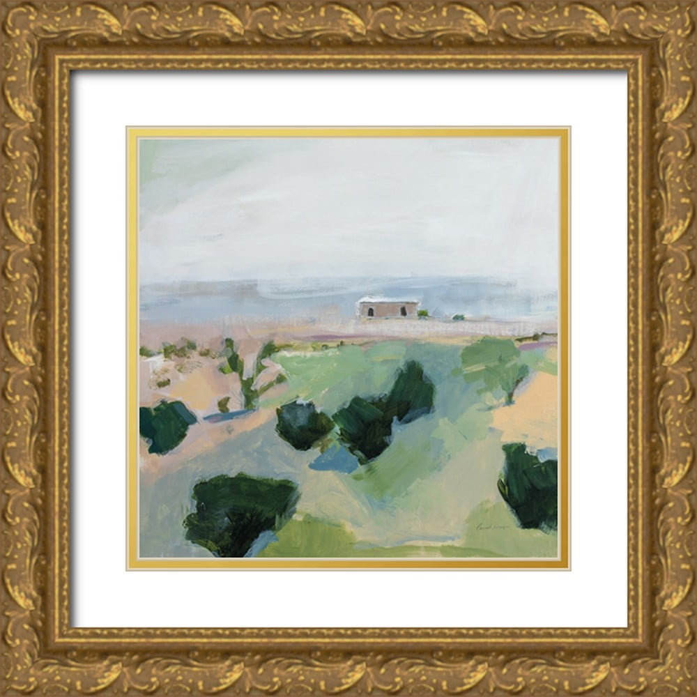 Munger, Pamela 15x15 Gold Ornate Wood Framed with Double Matting Museum Art Print Titled - On ...