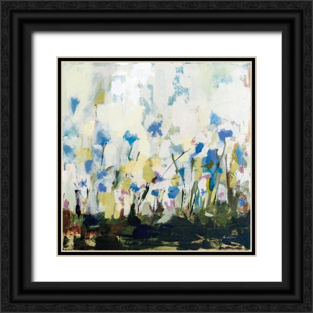 Munger, Pamela 20x20 Black Ornate Wood Framed with Double Matting ...