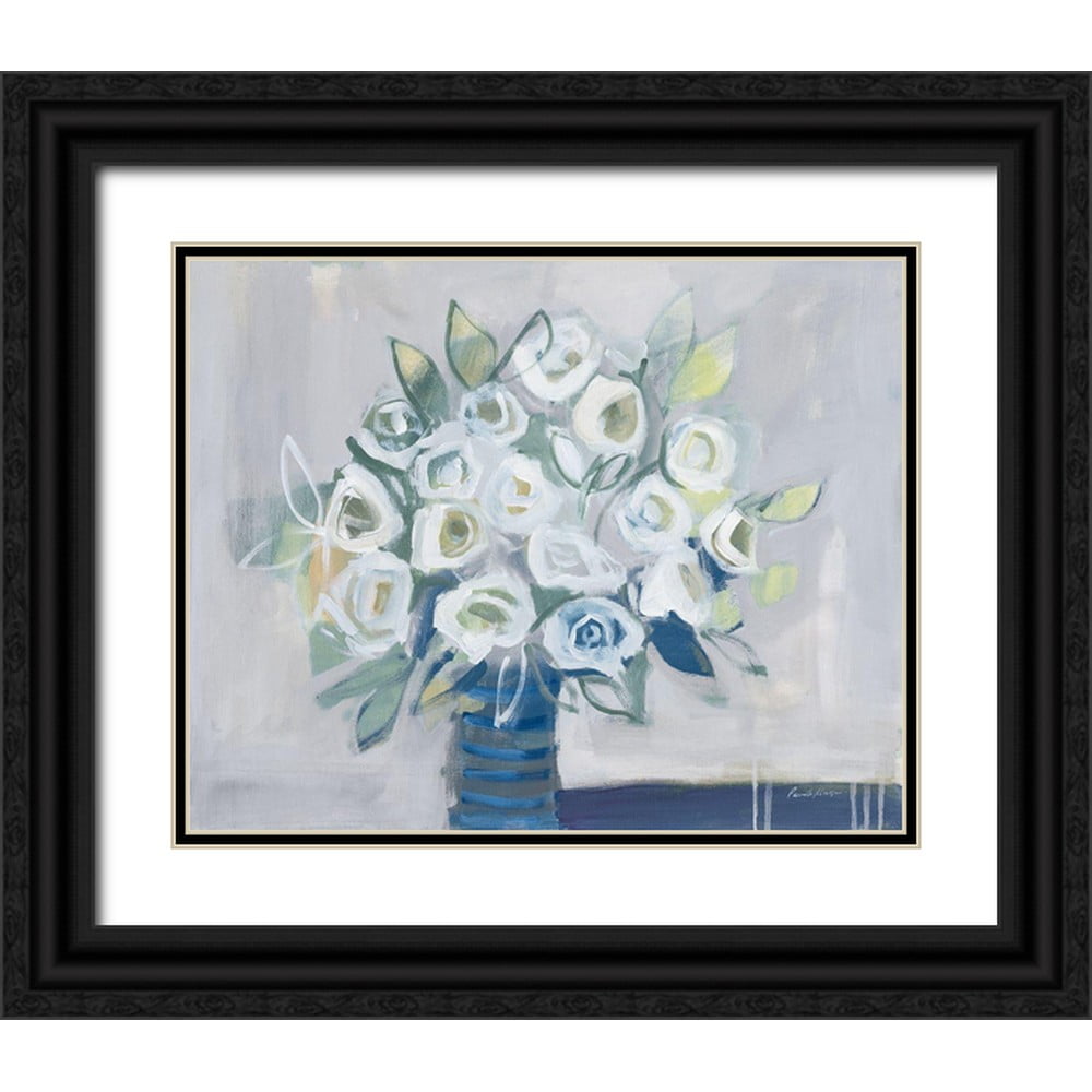 Munger, Pamela 24x20 Black Ornate Wood Framed with Double Matting ...