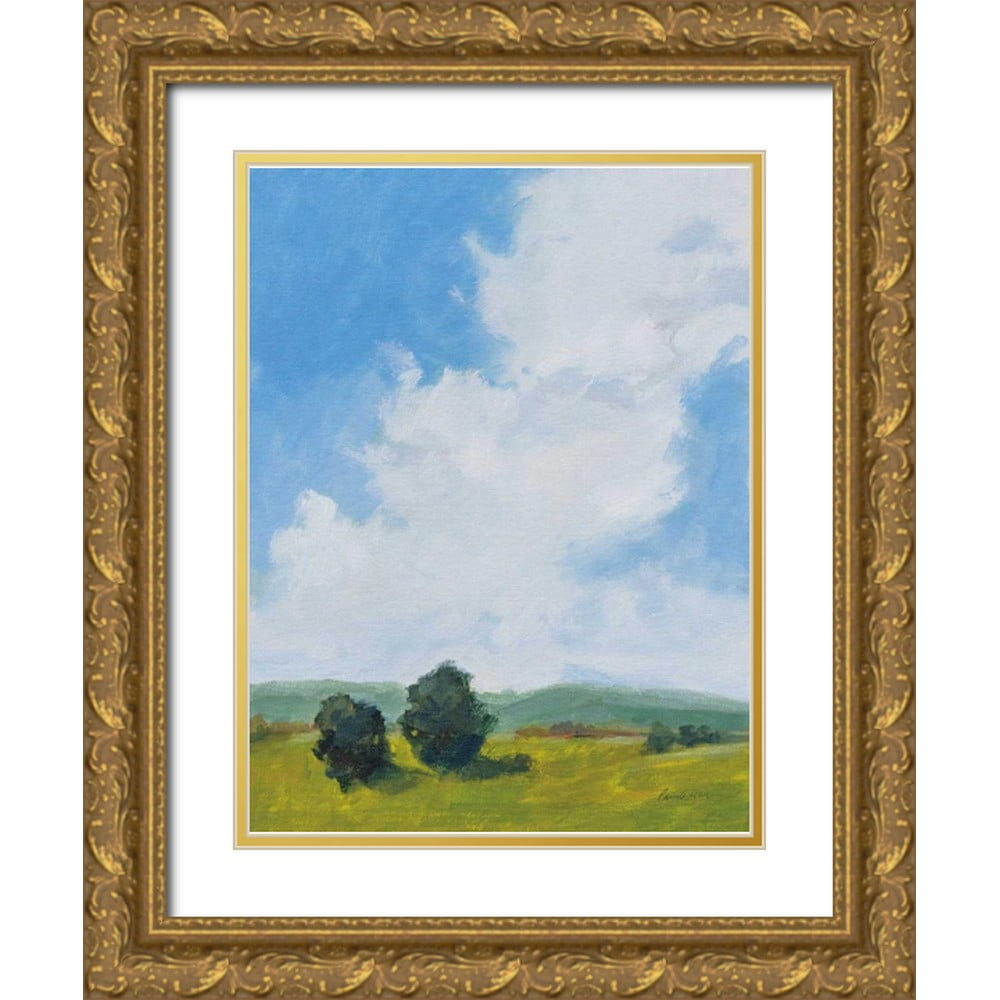 Munger, Pamela 25x32 Gold Ornate Wood Framed with Double Matting Museum ...