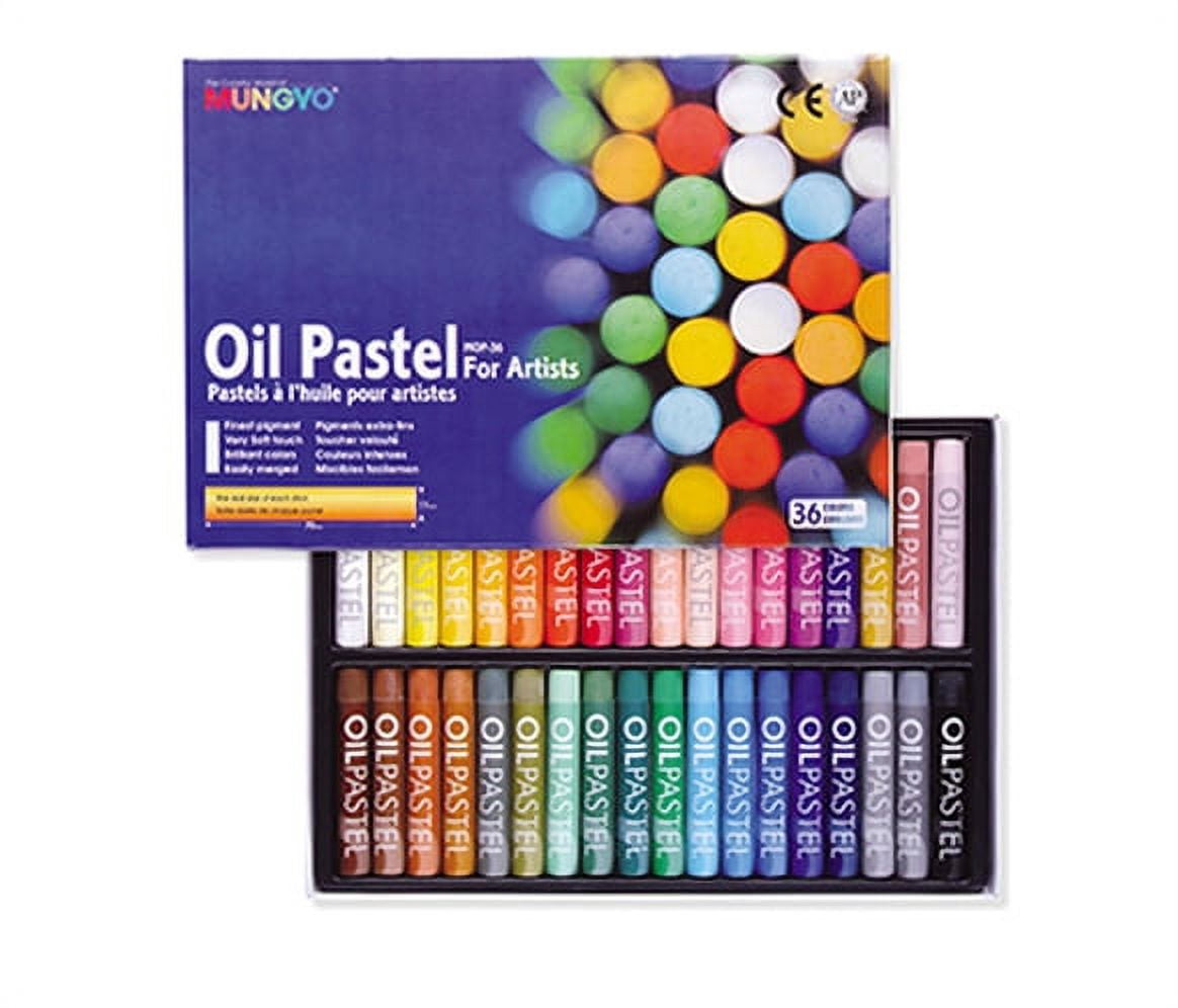 Mungyo Gallery Oil Pastels Cardboard Box Set - Assorted Colors 36 ...