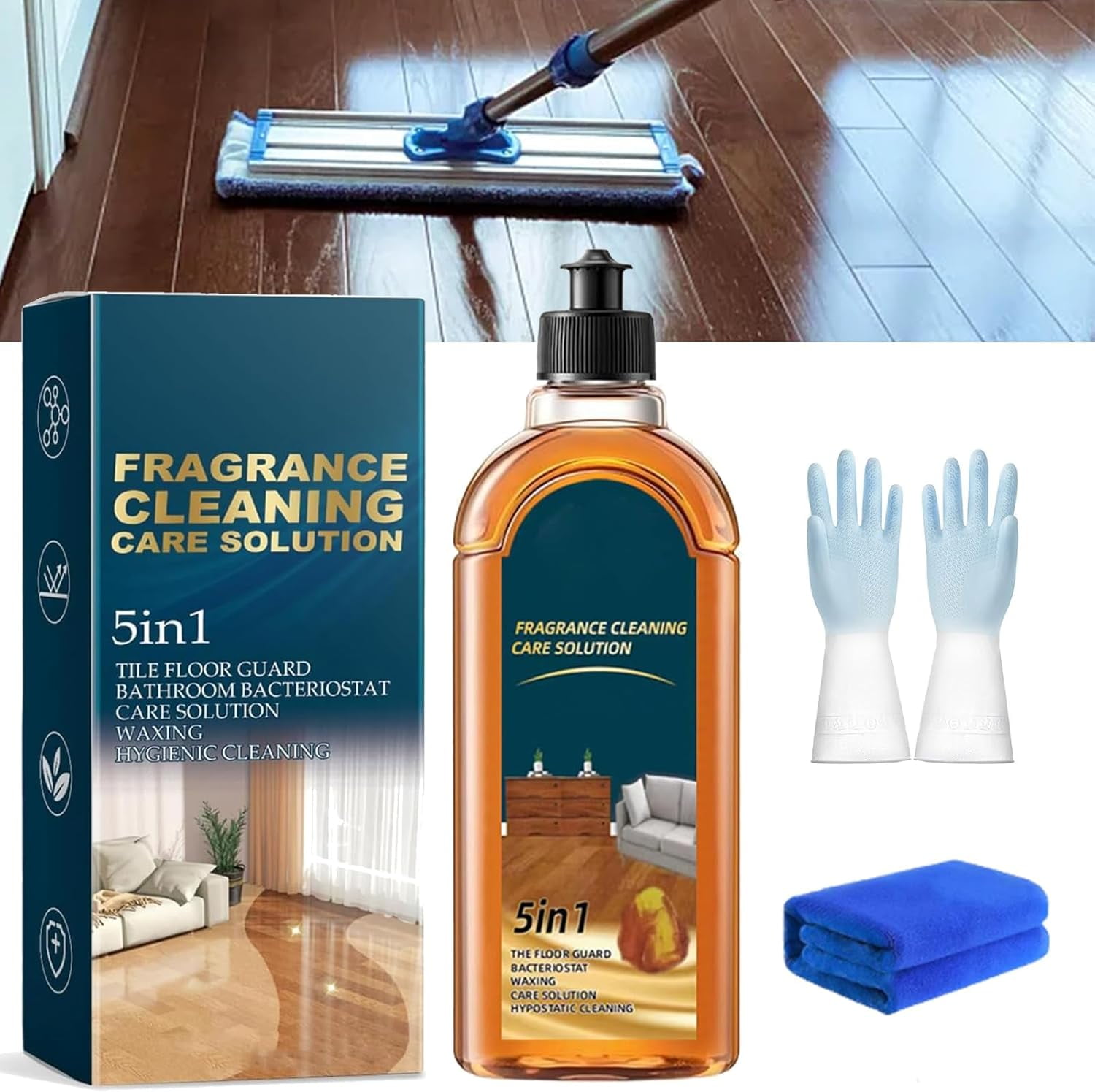 Munich Sunny Floor Cleaner, 2025 New Fragrance Cleaning Care Solution 5 ...