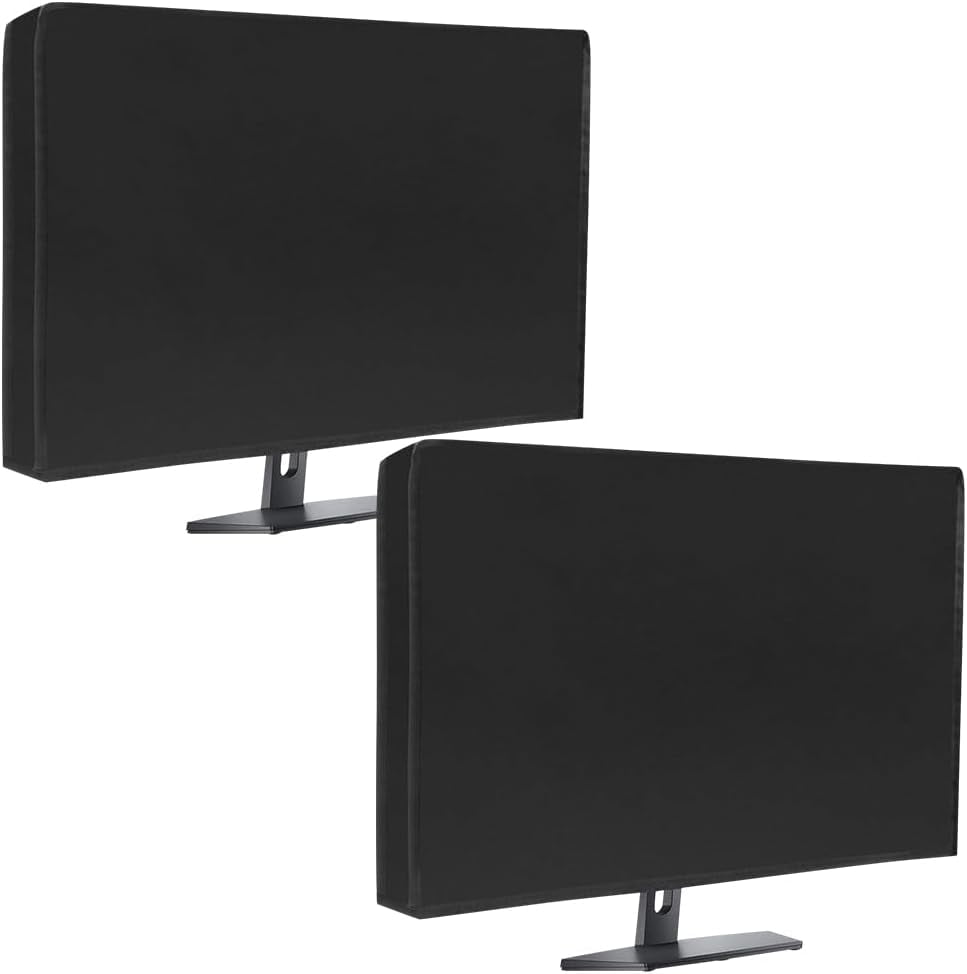 Municipal 2 Pcs Computer Monitor Dust Cover Full Body Computer Screen ...