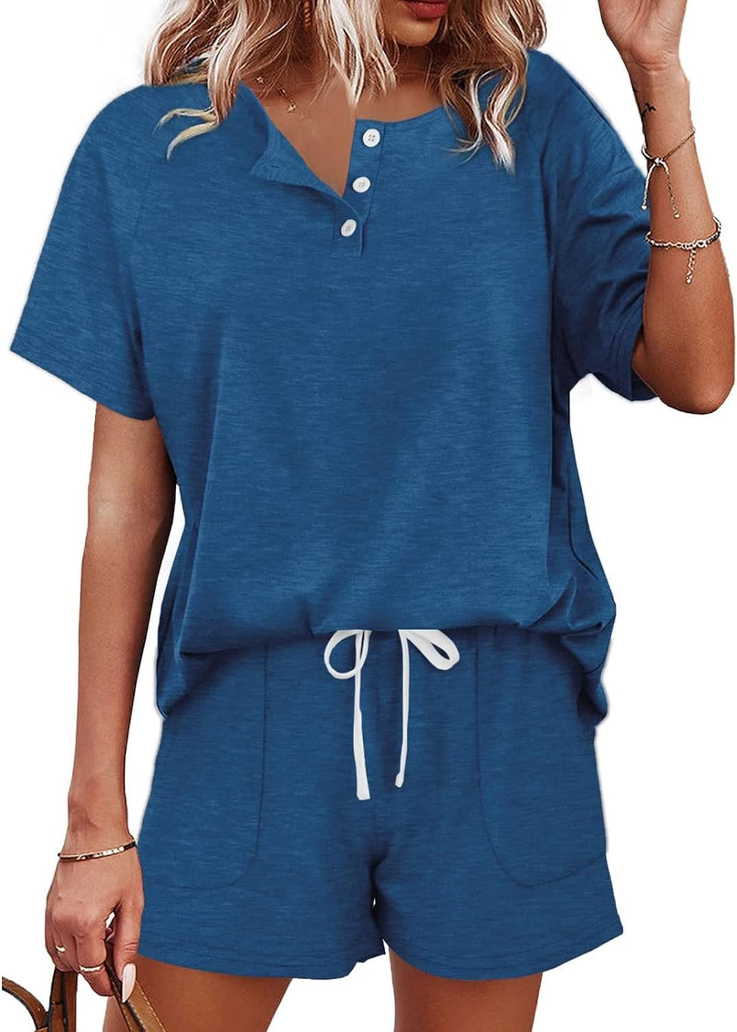 Municipal 2 Piece Outfits for Women Summer Shorts Sets Lounge Matching ...