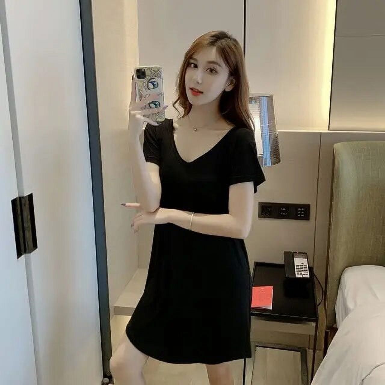 Municipal Backless Pajamas Sleepwear Womens Nightgown Style Night Dress ...