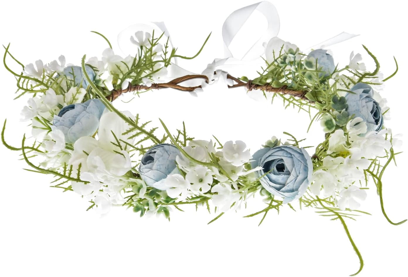 Municipal Camellia Flower Crown Rose Headpiece Wedding Bridal Flower ...