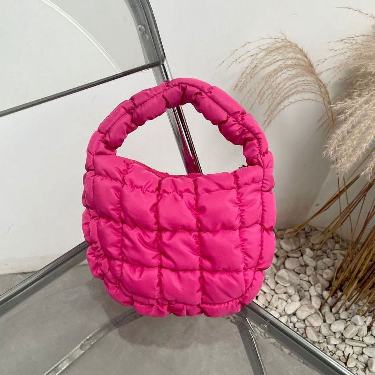 Municipal Casual Ruched Quilted Women Handbags Designer Pleated Padded ...
