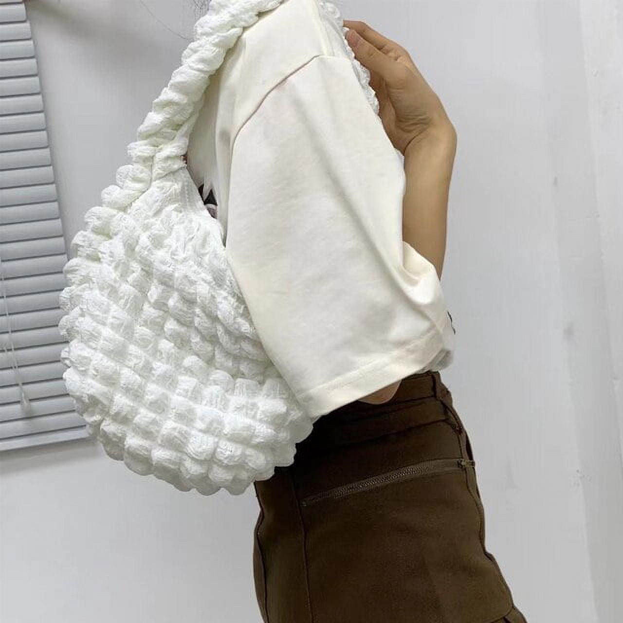 Municipal Casual ruched hobos women shoulder bags designer nylon ...