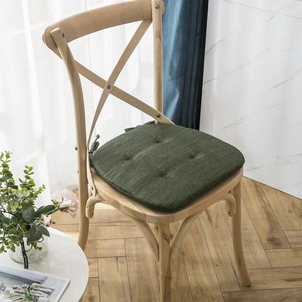 Municipal Chair Cushion with Straps Multi Color Dining Room Chair ...