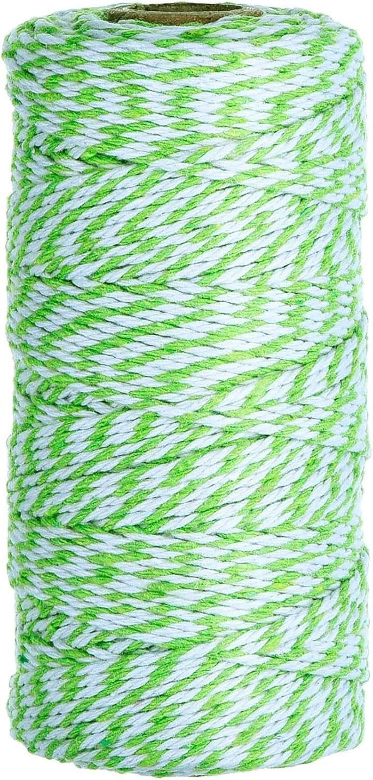 Municipal Cotton String, 100M/328 Feet Sapphire and White Cotton Bakers ...