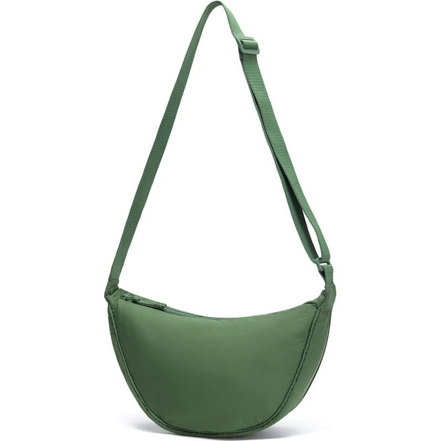 Municipal Crescent Bag for Women Men Small Sling Crossbody Bag with ...